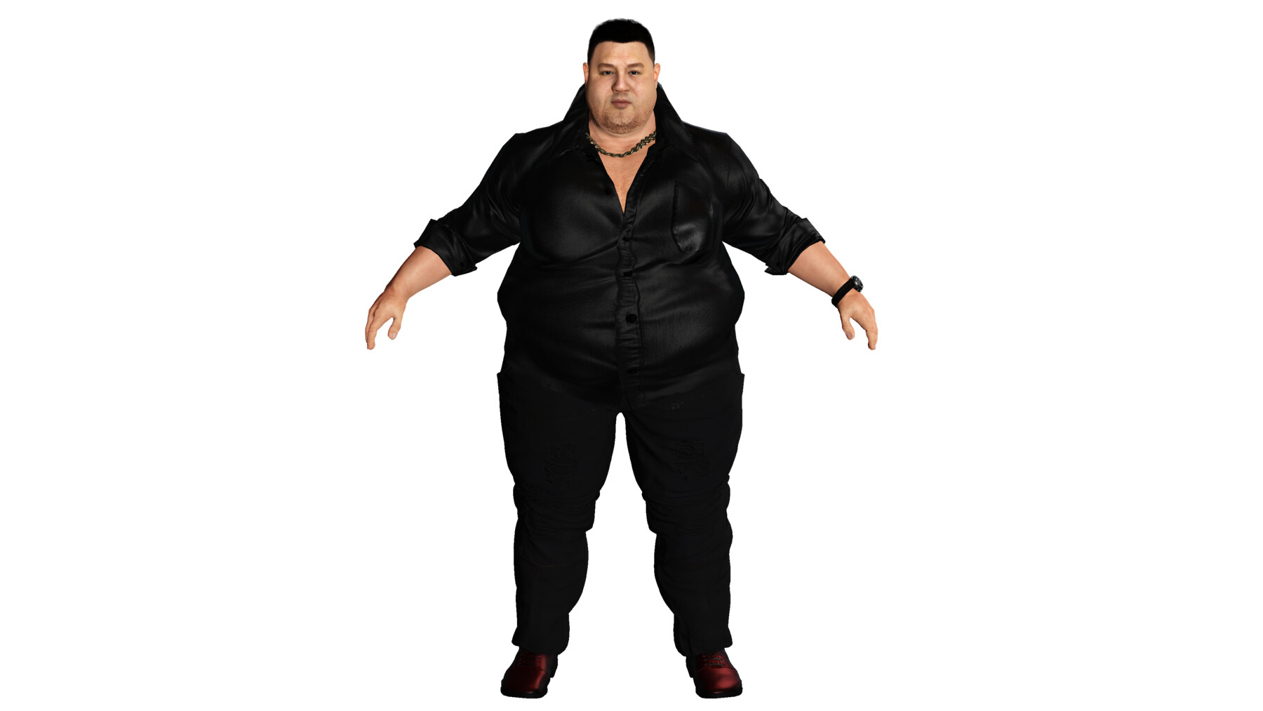 ArtStation - AAA 3D REALISTIC HUMAN MALE CHARACTER - ASIAN FAT ...