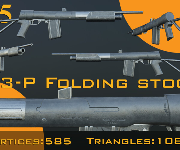 ArtStation - Gun-vol 02_7 shut gun | Game Assets