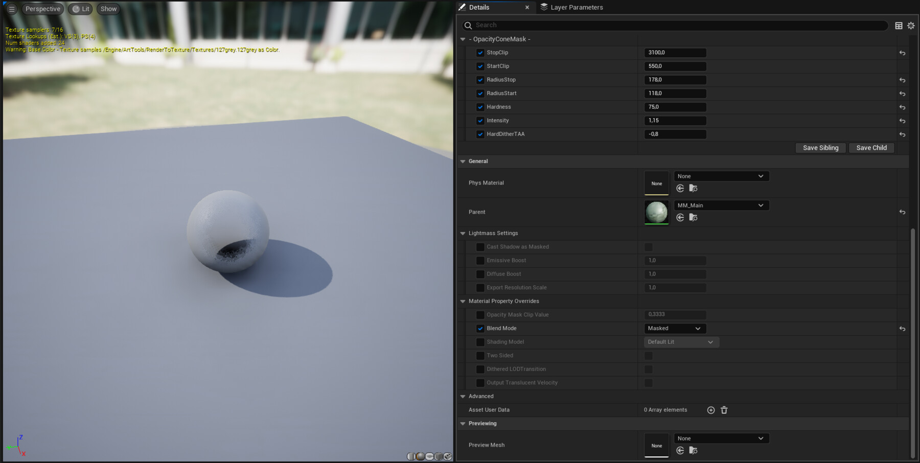 Artstation Shader Function Camera Cone Transparency Mask Resources