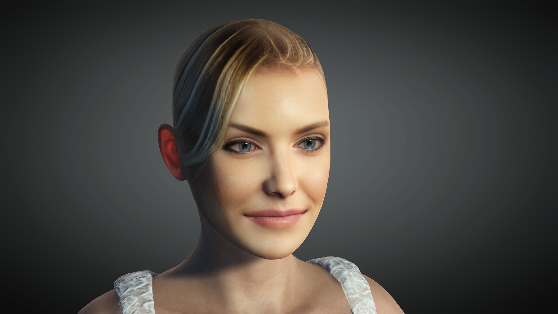 ArtStation - Cameron Diaz/American actress with blendshape and full cc3 body skeleton | Game Assets