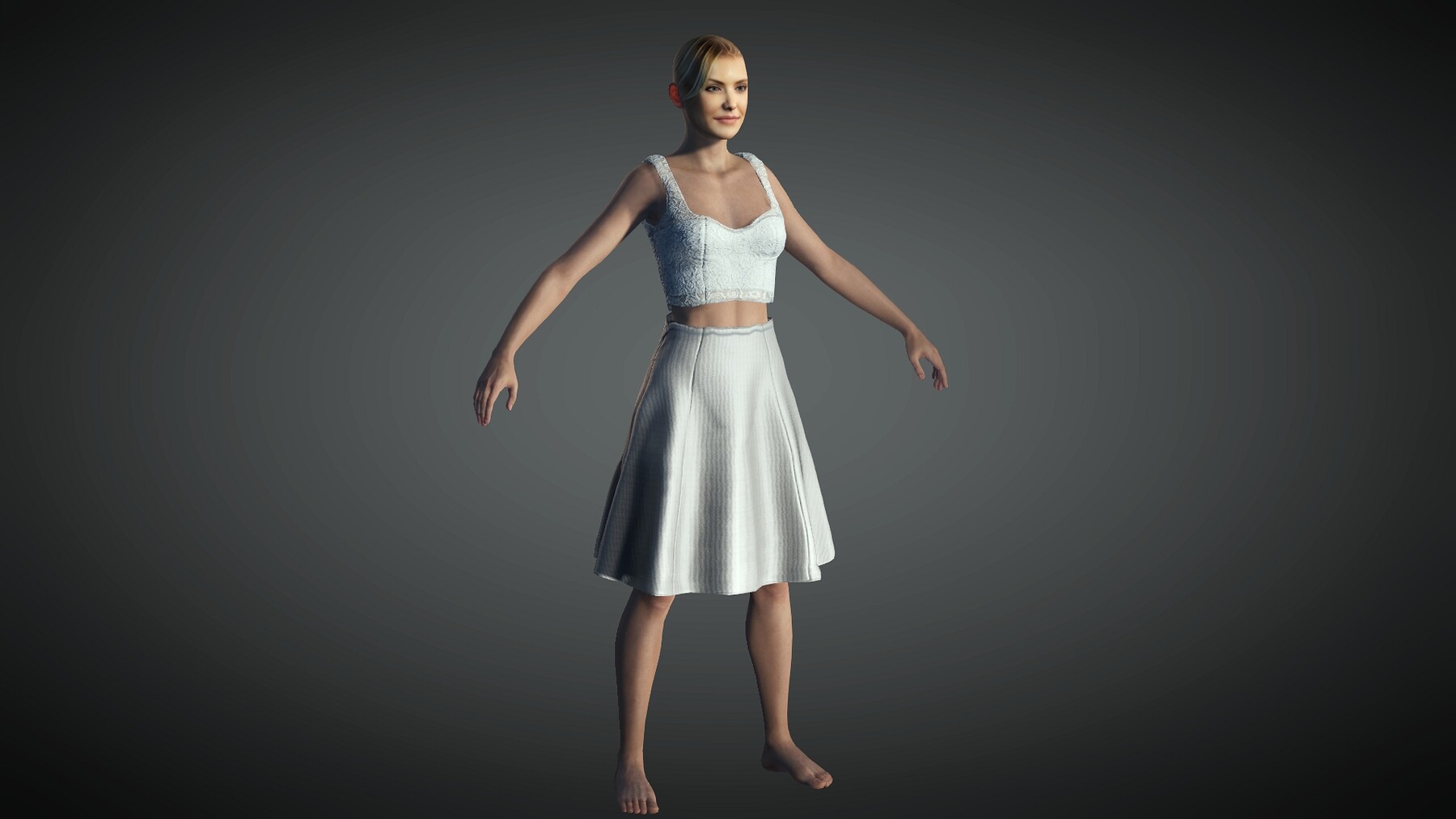 ArtStation - Cameron Diaz/American actress with blendshape and full cc3 body skeleton | Game Assets
