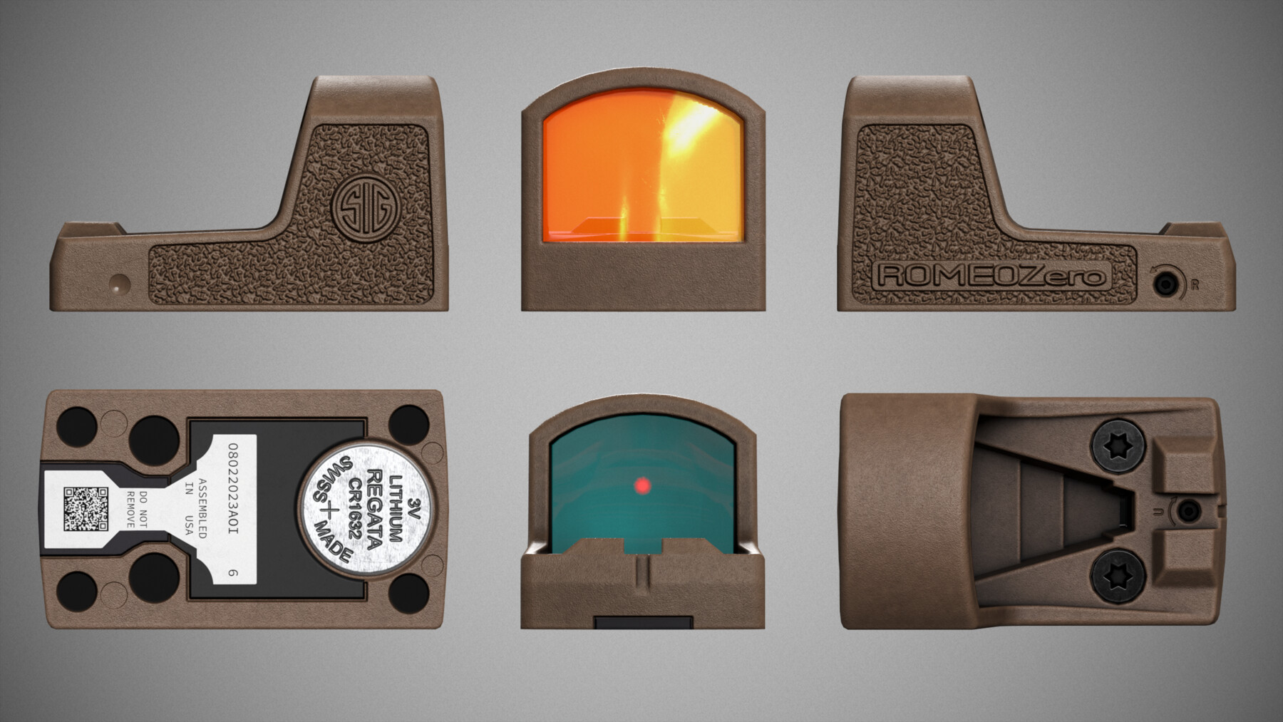 ArtStation - Romeo Zero Reflex Sight PBR | Game Assets