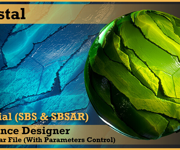 ArtStation - Crystal - VOL 13 -SBS & SBsar | Game Assets