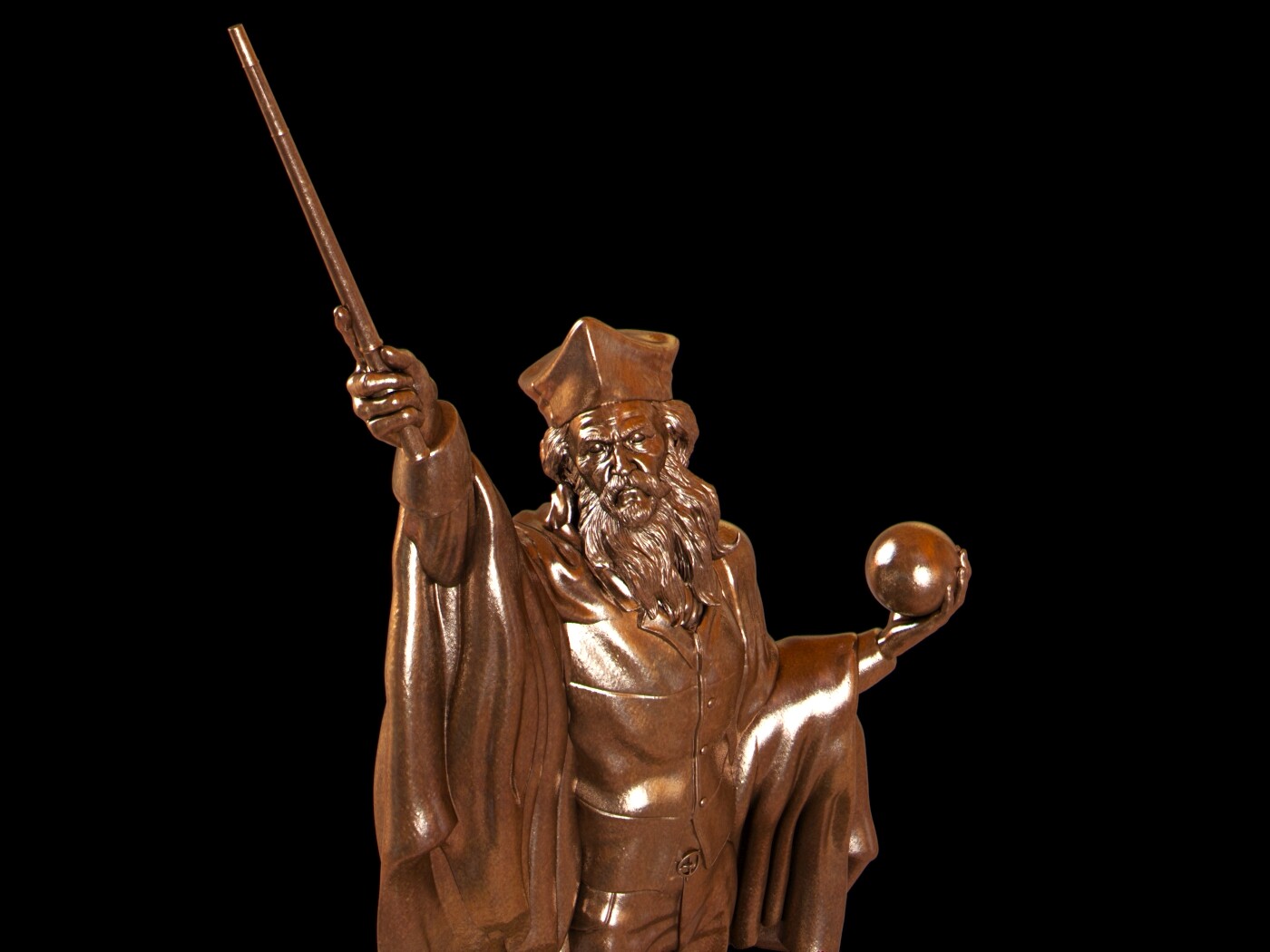 ArtStation - Wizard statue 3D print model | Resources