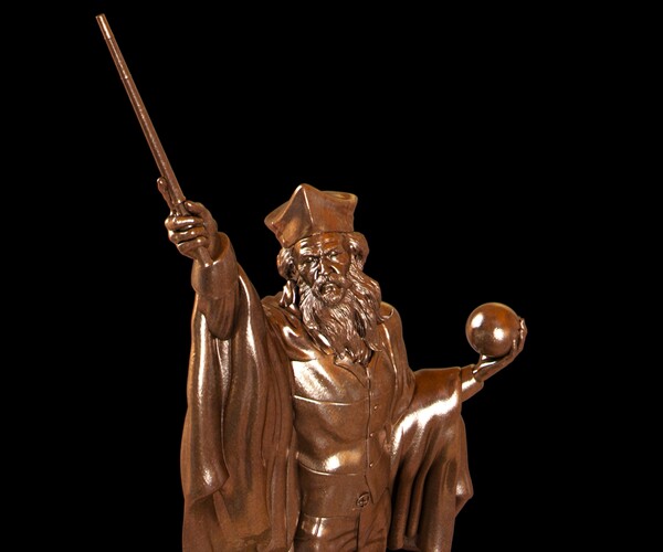 ArtStation - Wizard statue 3D print model | Resources
