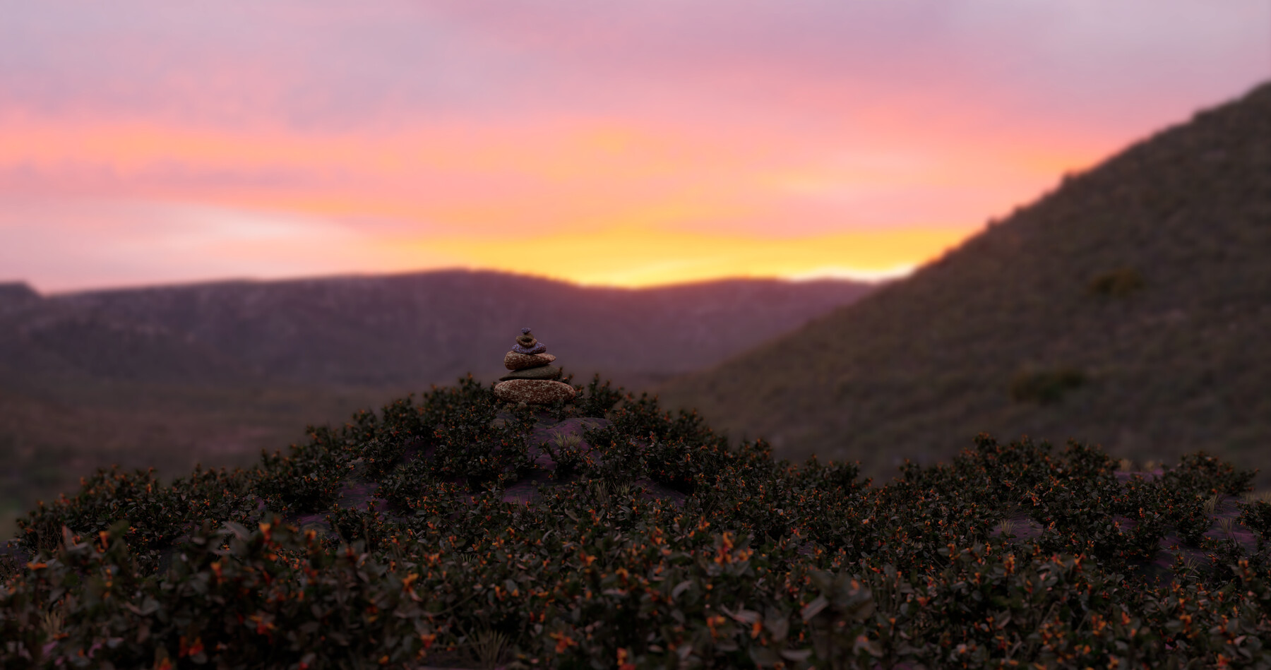 ArtStation - 'Mountains Landscape' - Blender Scene | Resources