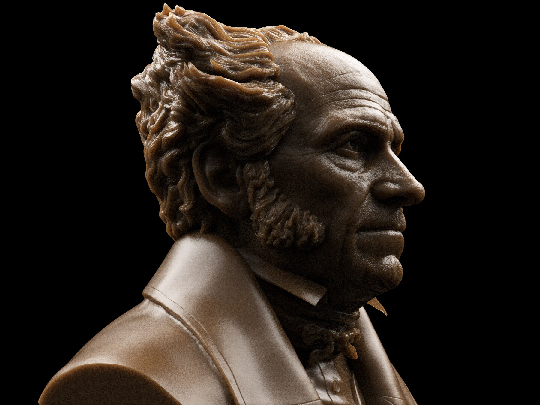 ArtStation - Arthur Schopenhauer Bust | Resources