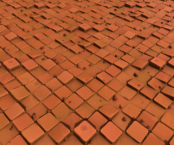 ArtStation - Desert Bricks Floor | Game Assets