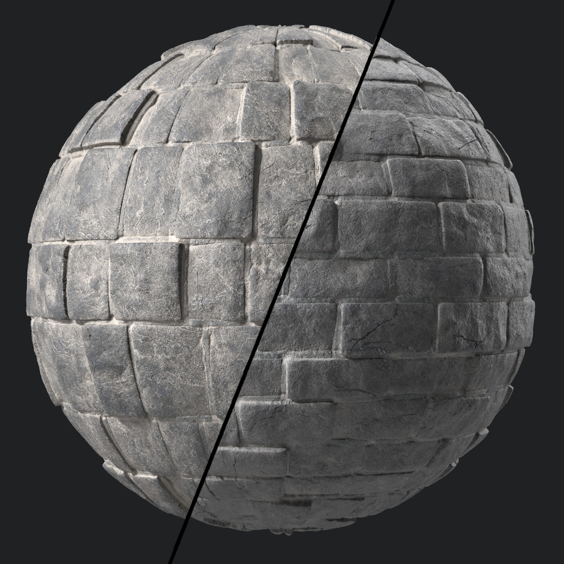 ArtStation - Stone Wall Materials 45- Stone walls|Sbsar Pbr 4k Seamless ...