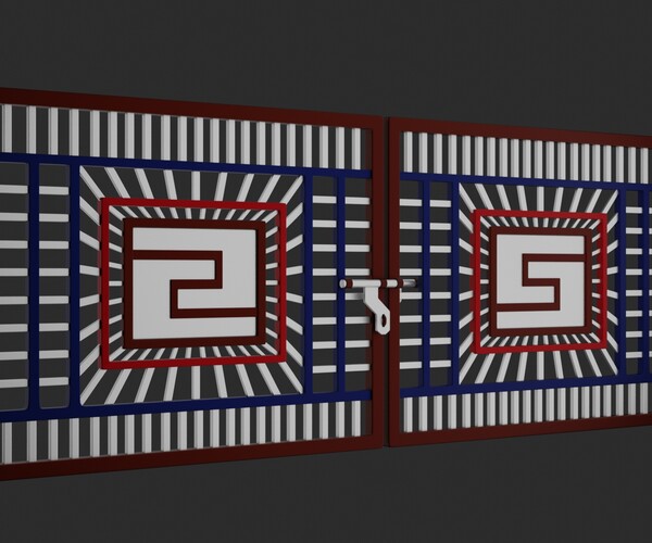 ArtStation - Gate 3D Model | Resources