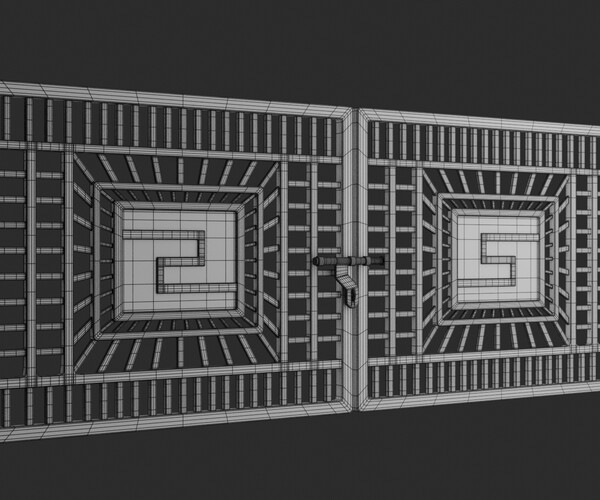 ArtStation - Gate 3D Model | Resources