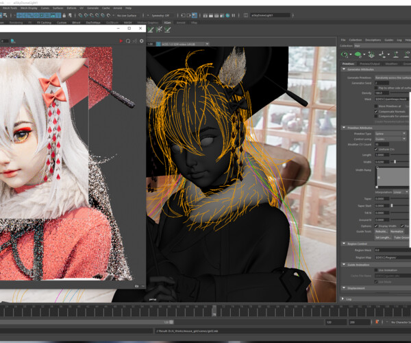 ArtStation - Mouse Girl Maya Project | Resources
