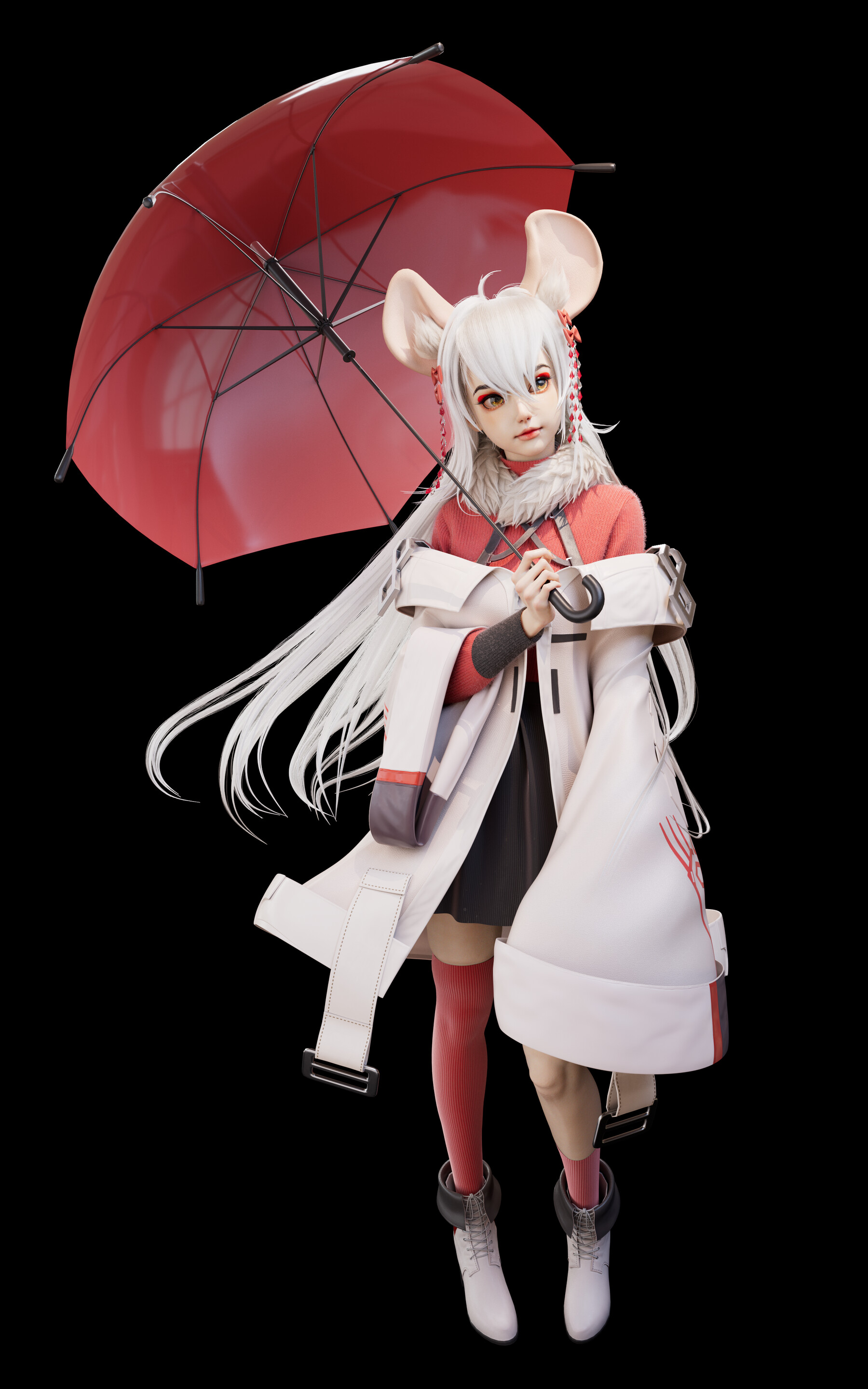 ArtStation - Mouse Girl Maya Project | Resources