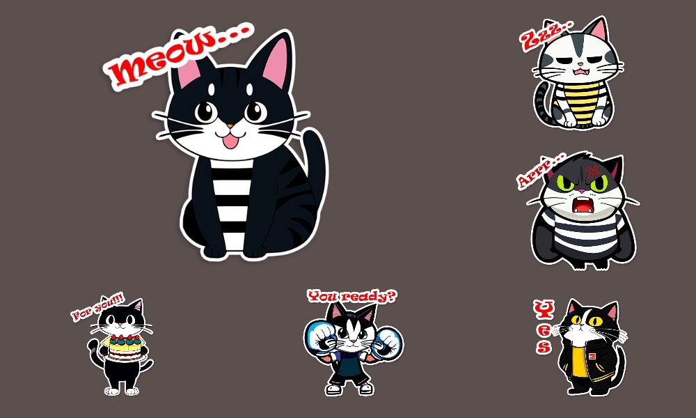 ArtStation - MW Cats Stickers | Artworks