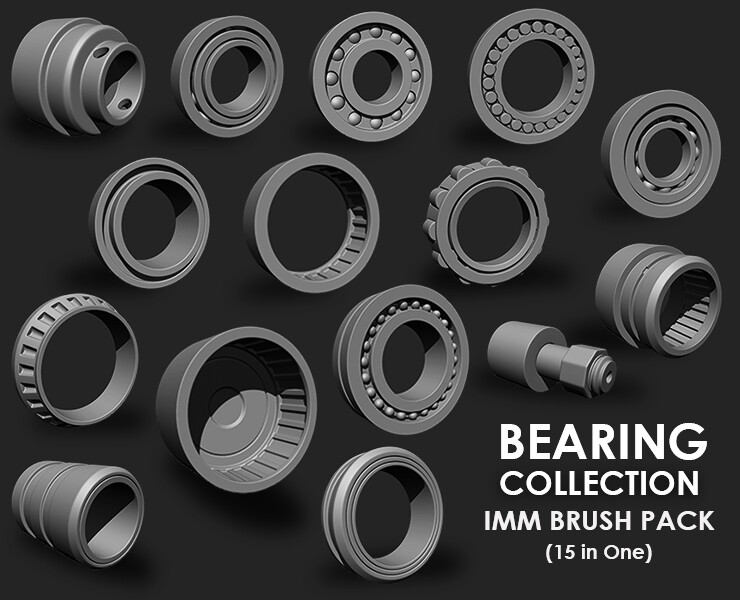 ArtStation - Bearing Collection Imm Brush Pack (15 in one) | Brushes