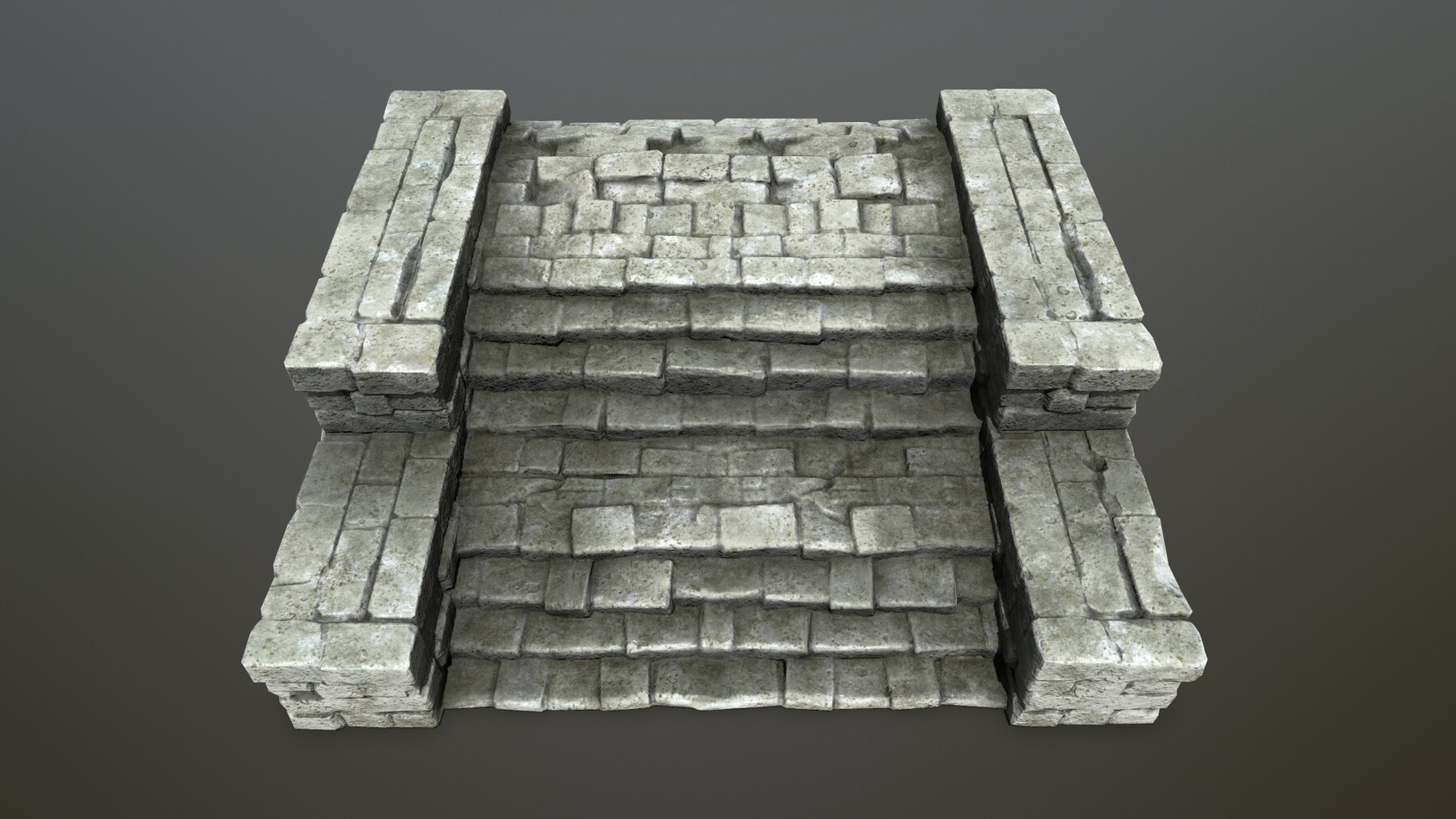 ArtStation - Ruin Stairs | Game Assets