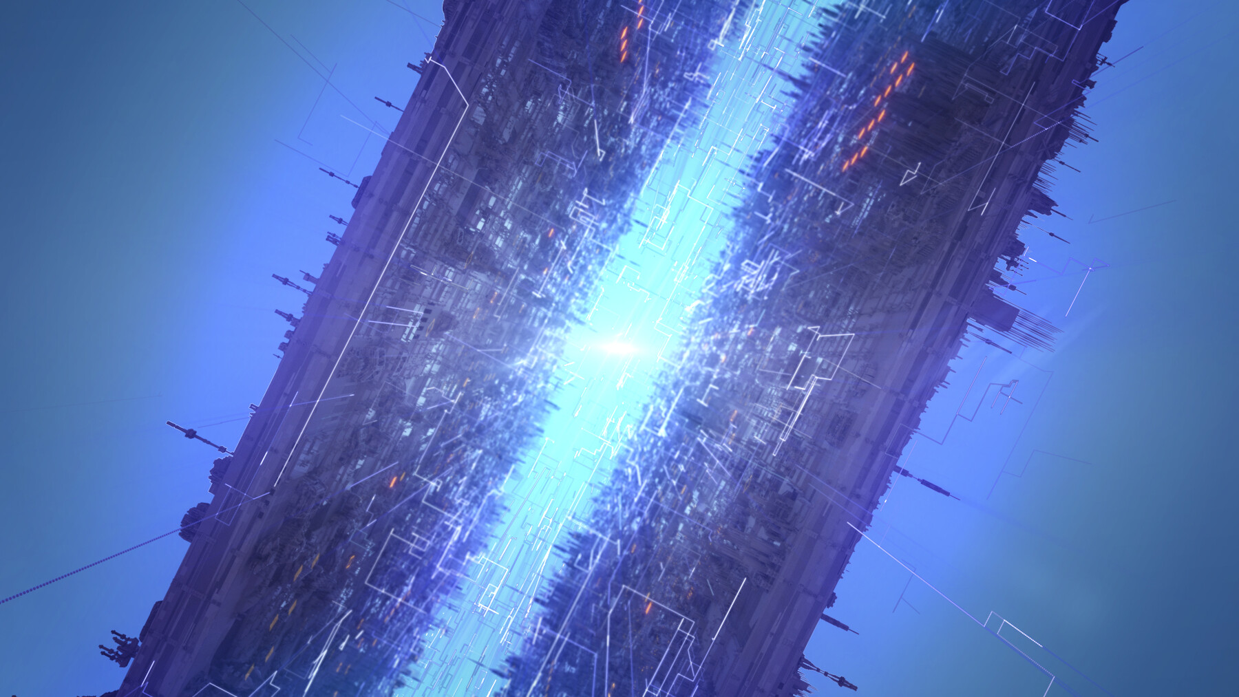 ArtStation - SCIFI Future technology Cyberpenk city building chip ...