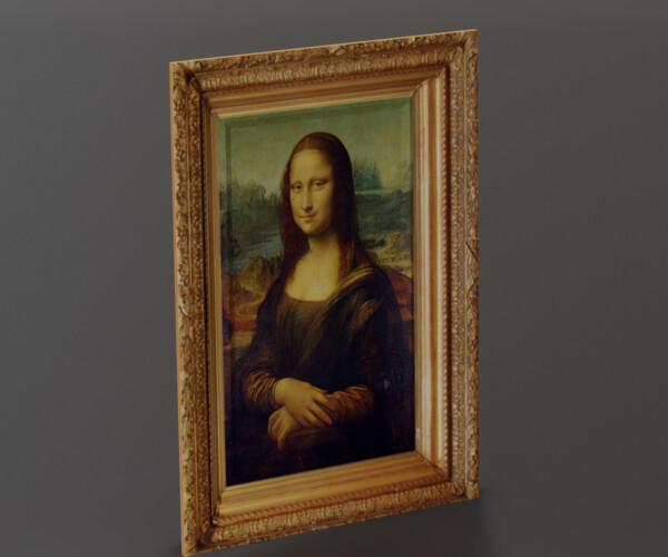 ArtStation - Mona Lisa low poly game ready | Game Assets