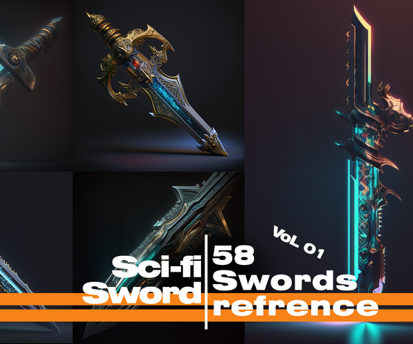 ArtStation - Sci_fi-Alien_Swords_VOL01 | Artworks