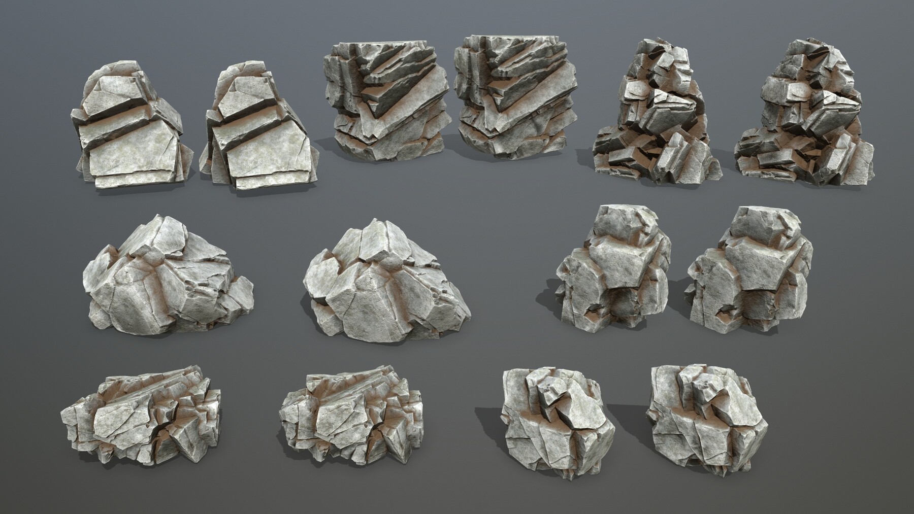 ArtStation - White Rocks | Game Assets