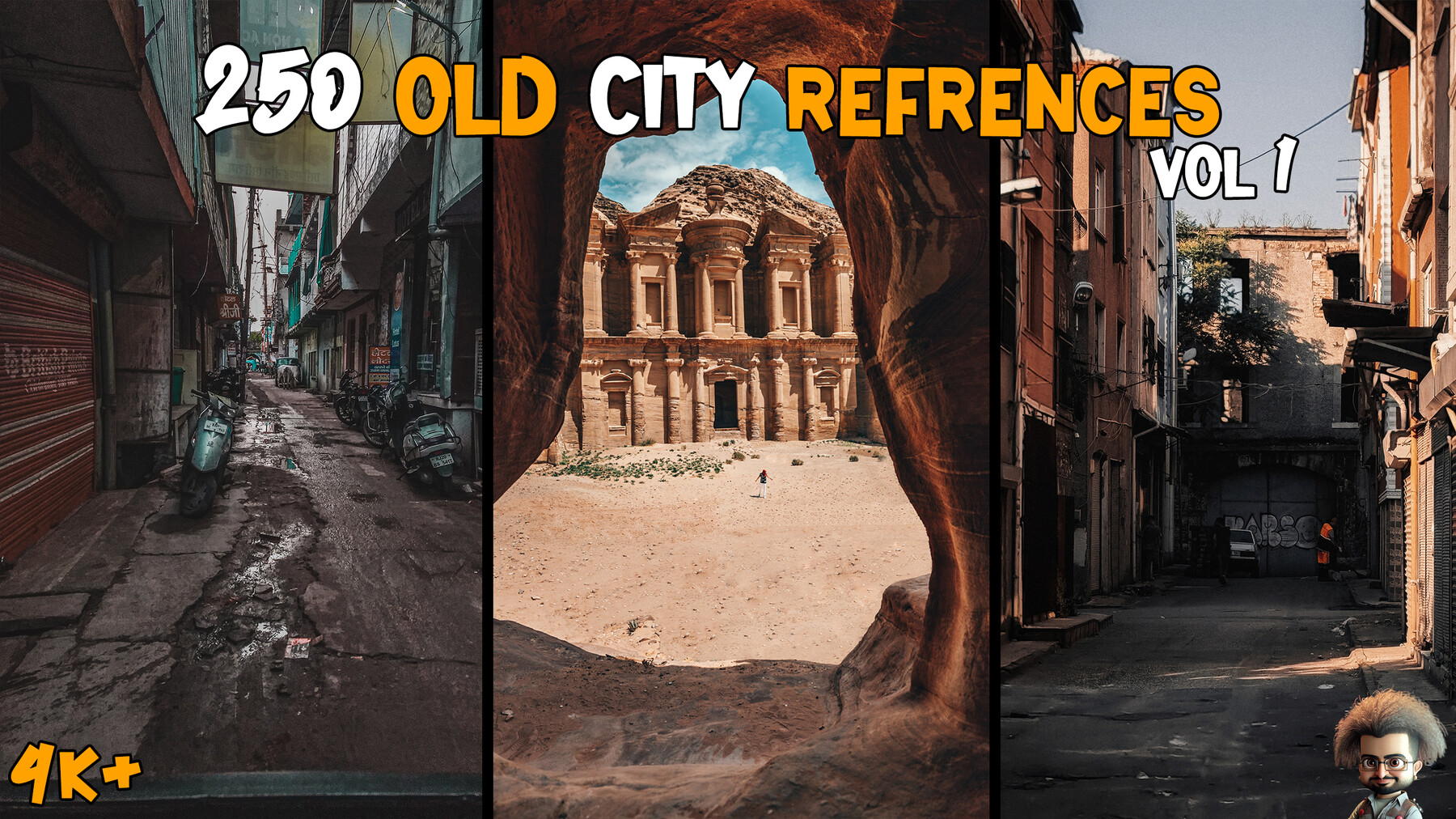 ArtStation - 250 Old City Reference Pack - Vol 1 | Resources