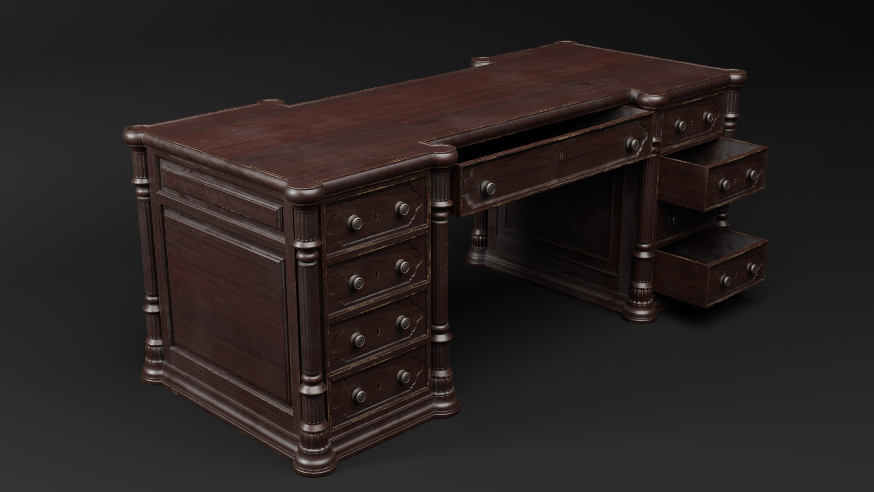 ArtStation - PBR Game Ready Desks and Table | Game Assets