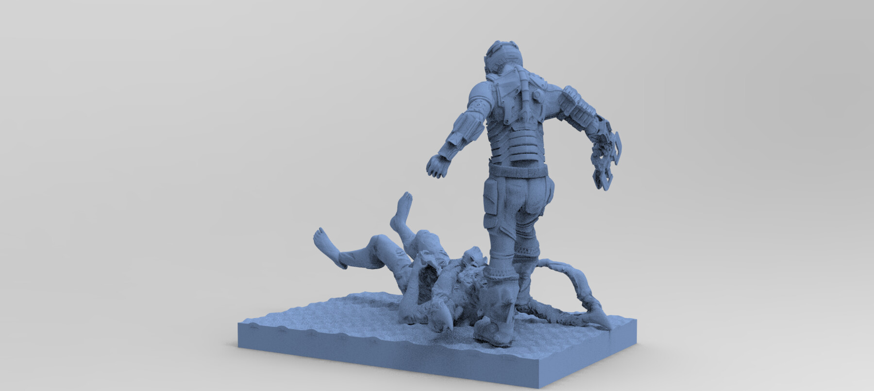 ArtStation - ISAAC CLARKE STOMP XENOMORPH ( ‎DEAD SPACE) STL Printing ...