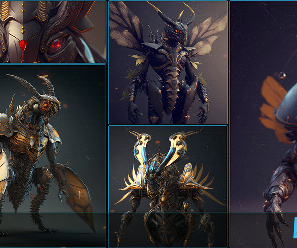 ArtStation - 100 Mech Insect | Artworks