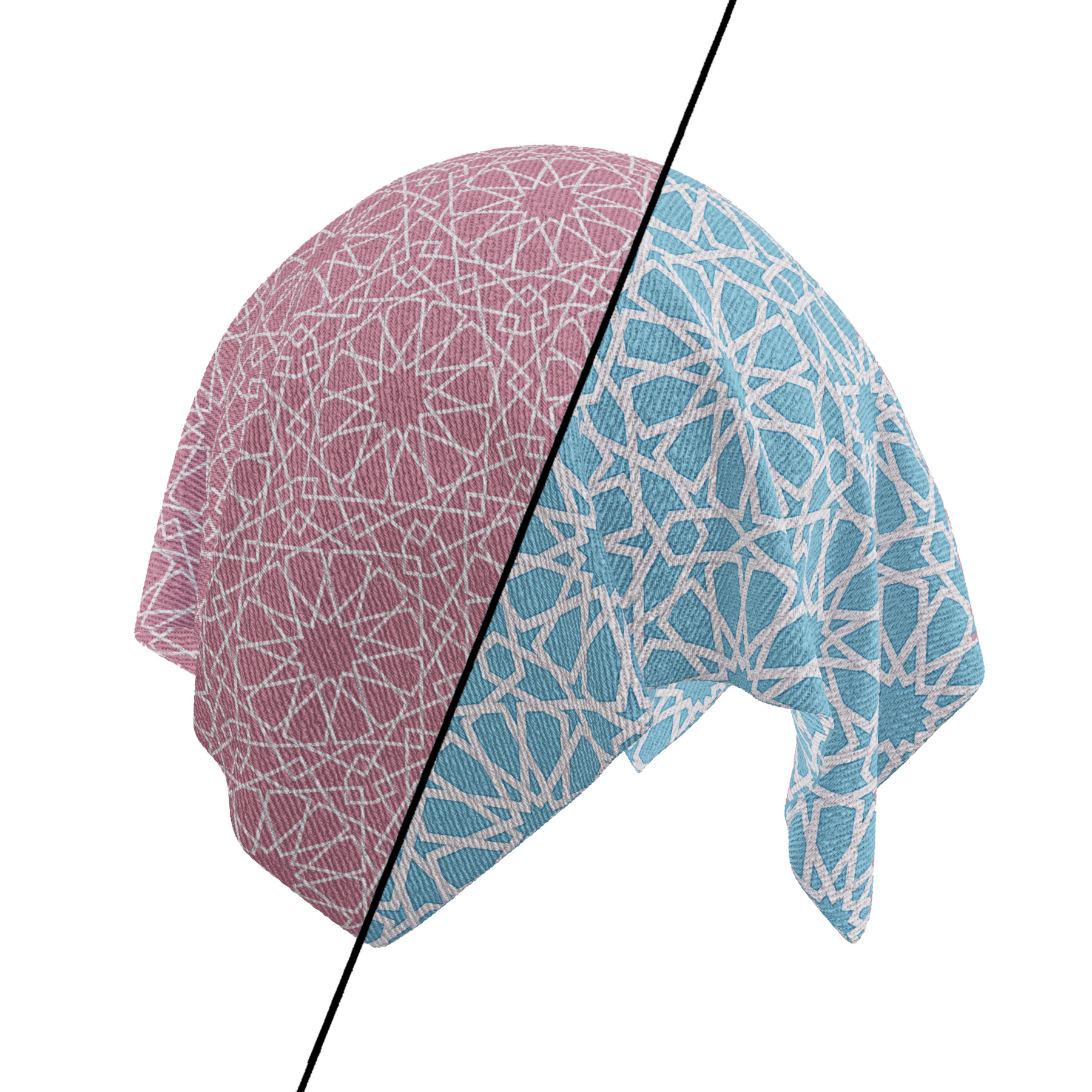 ArtStation - Fabric Materials 10- Arabic Fabric Seamless PBR 4k | Resources