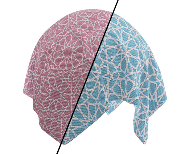 ArtStation - Fabric Materials 10- Arabic Fabric Seamless PBR 4k | Resources