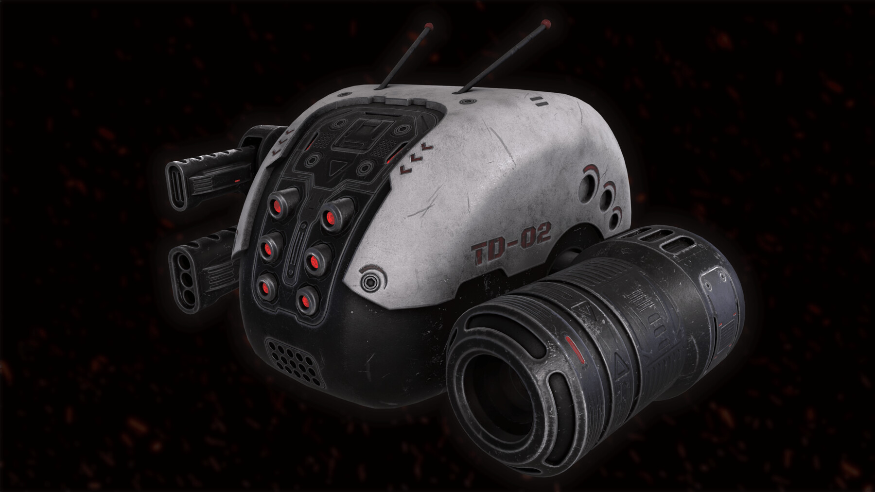 ArtStation - Sci-fi Battle Drone | Game Assets