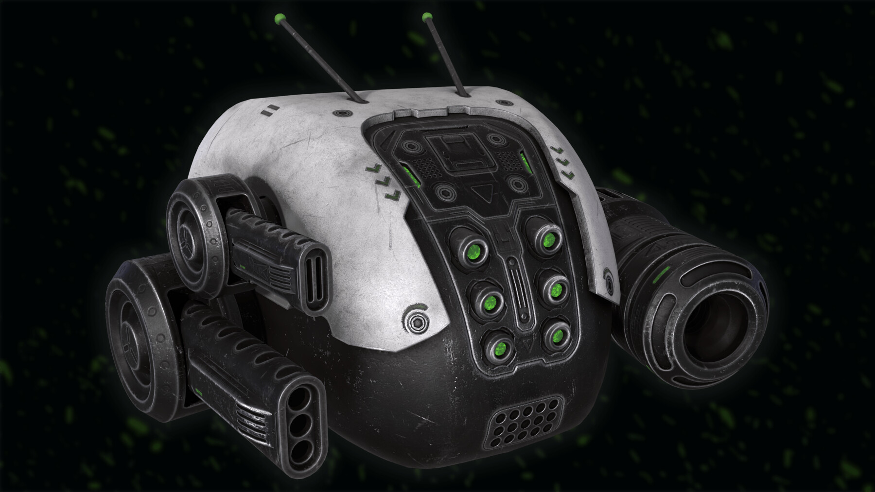 ArtStation - Sci-fi Battle Drone | Game Assets