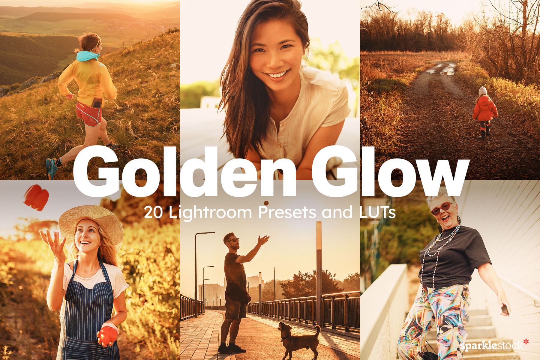 ArtStation - Golden Glow - 20 LUTs and Lightroom Presets | Artworks