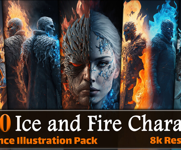ArtStation - 110 Ice and Fire Character Reference Pack | 8K | v.1 ...