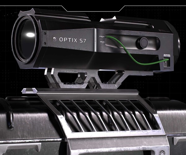 ArtStation - OPTIX S7 SCOPE | STELL TECH | Game Assets