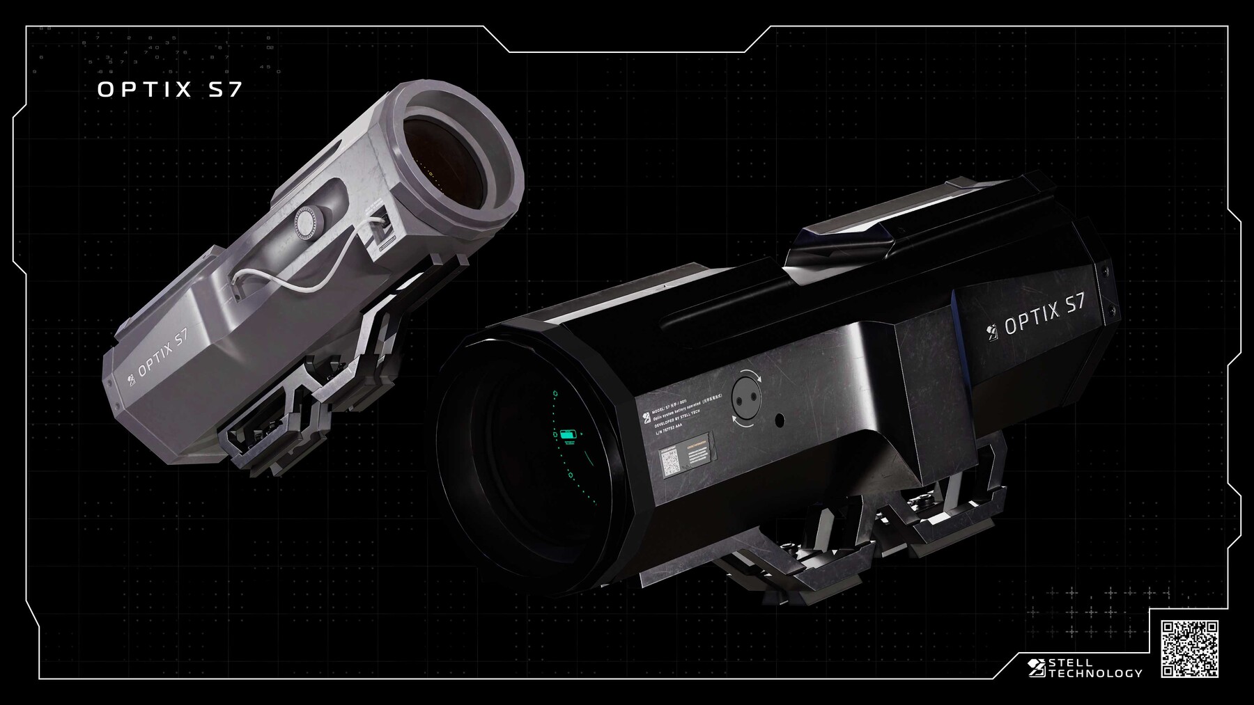 ArtStation - OPTIX S7 SCOPE | STELL TECH | Game Assets