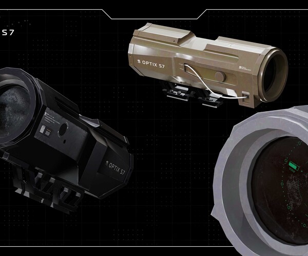 ArtStation - OPTIX S7 SCOPE | STELL TECH | Game Assets