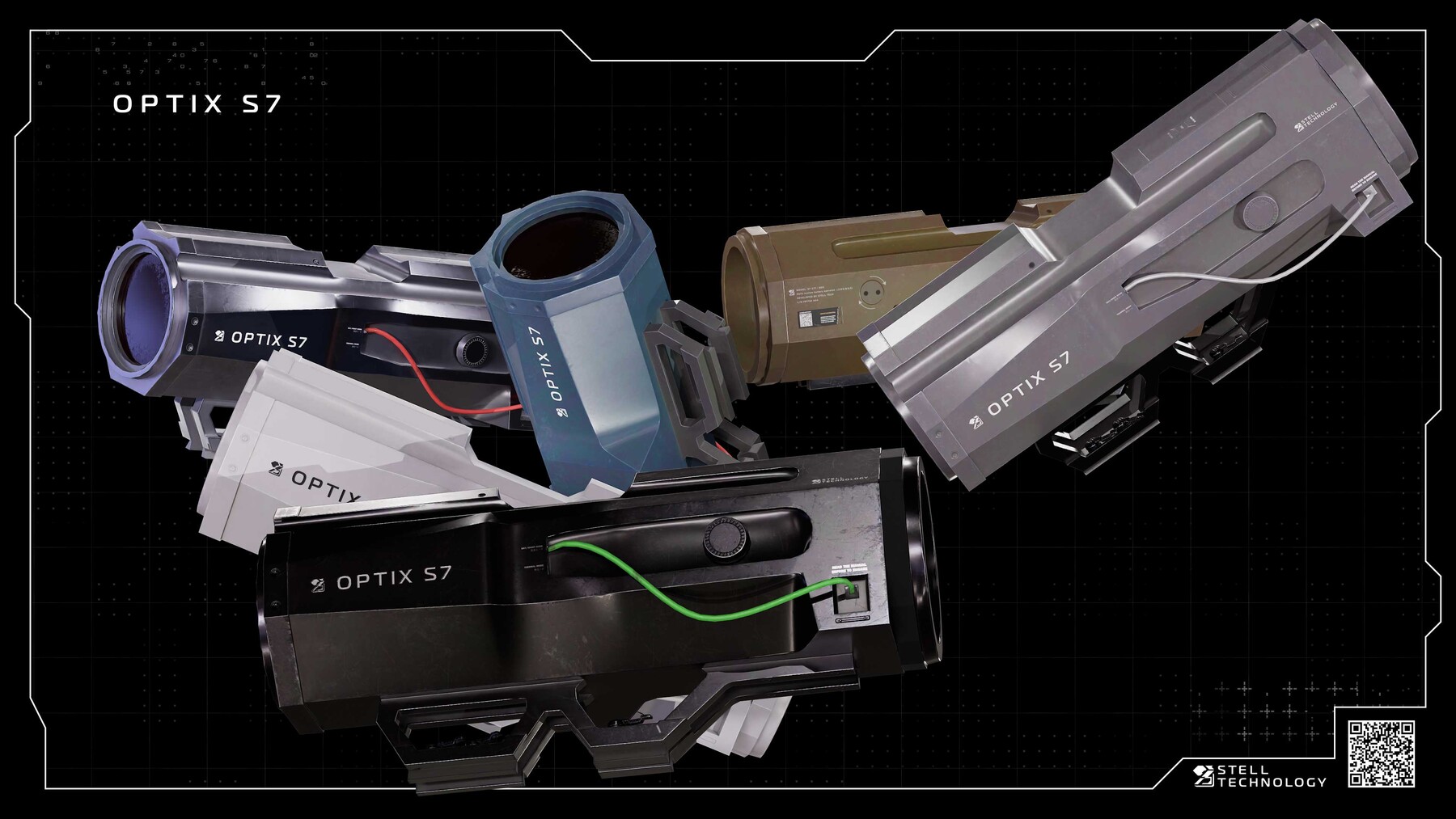 ArtStation - OPTIX S7 SCOPE | STELL TECH | Game Assets