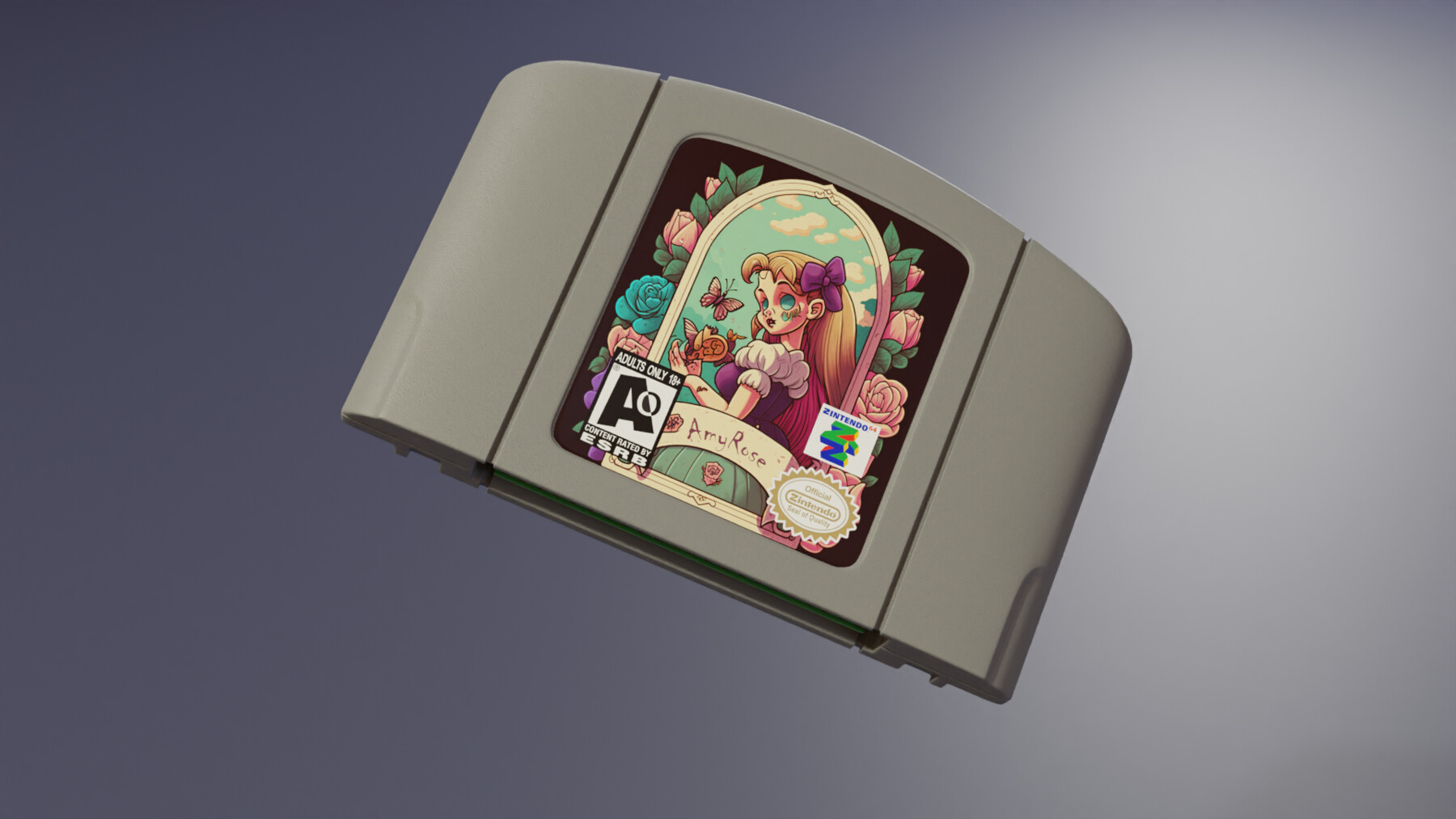 ArtStation - High resolution N64 Cartridge Model | Game Assets
