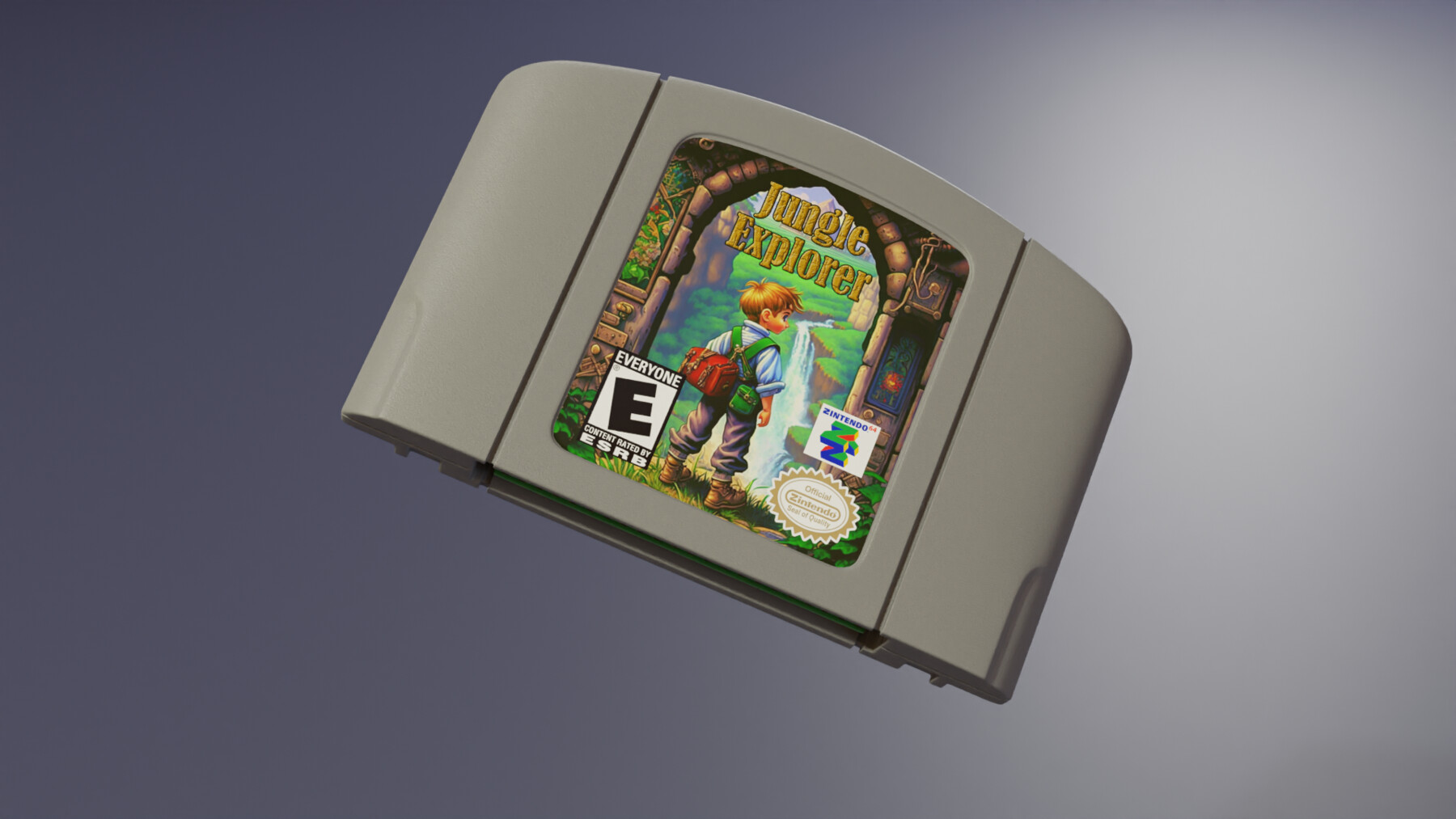 ArtStation - High resolution N64 Cartridge Model | Game Assets