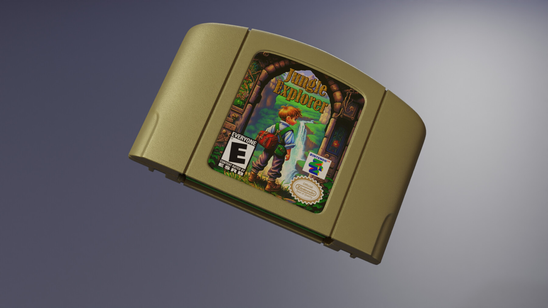 ArtStation - High resolution N64 Cartridge Model | Game Assets