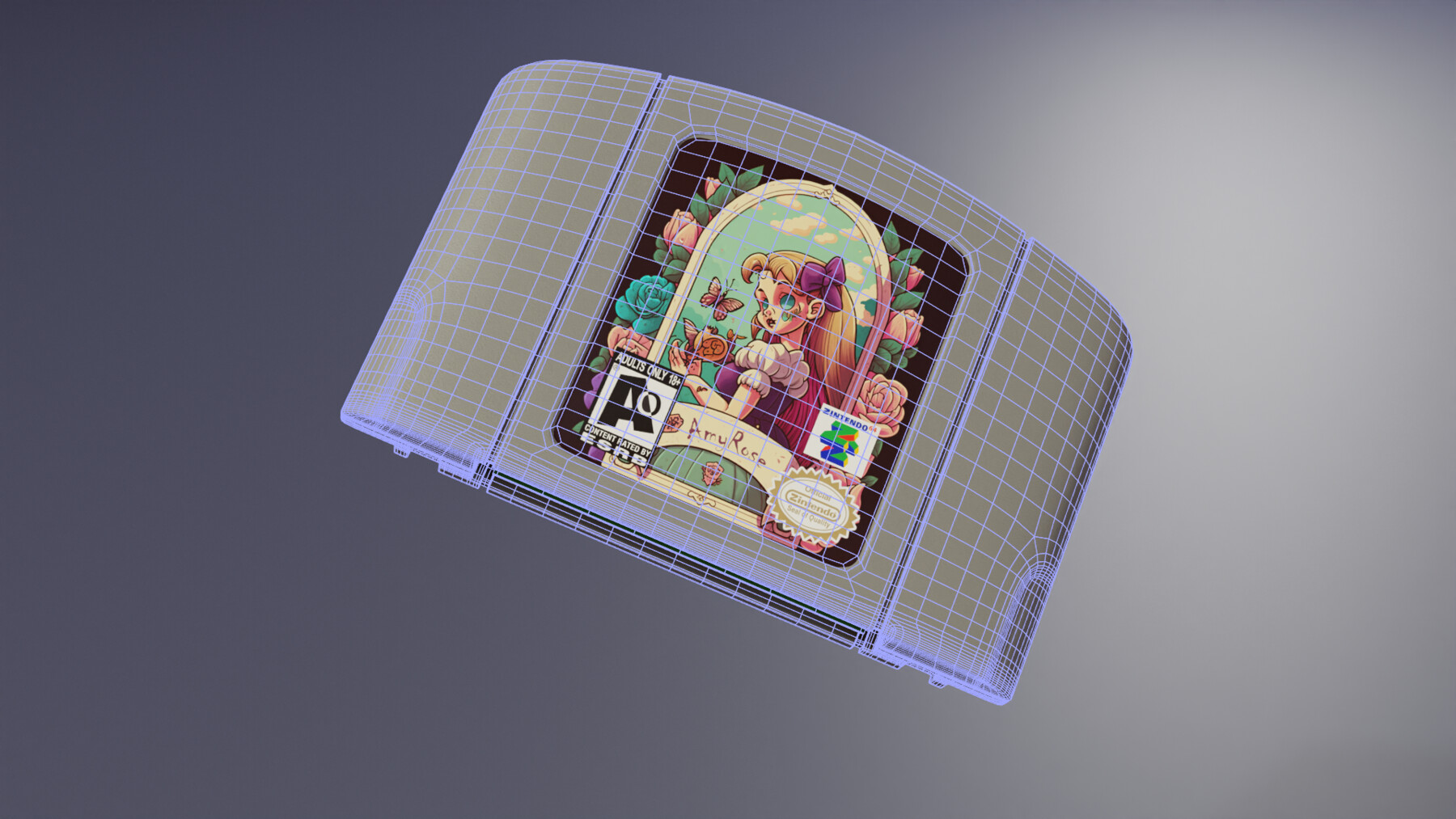 ArtStation - High resolution N64 Cartridge Model | Game Assets