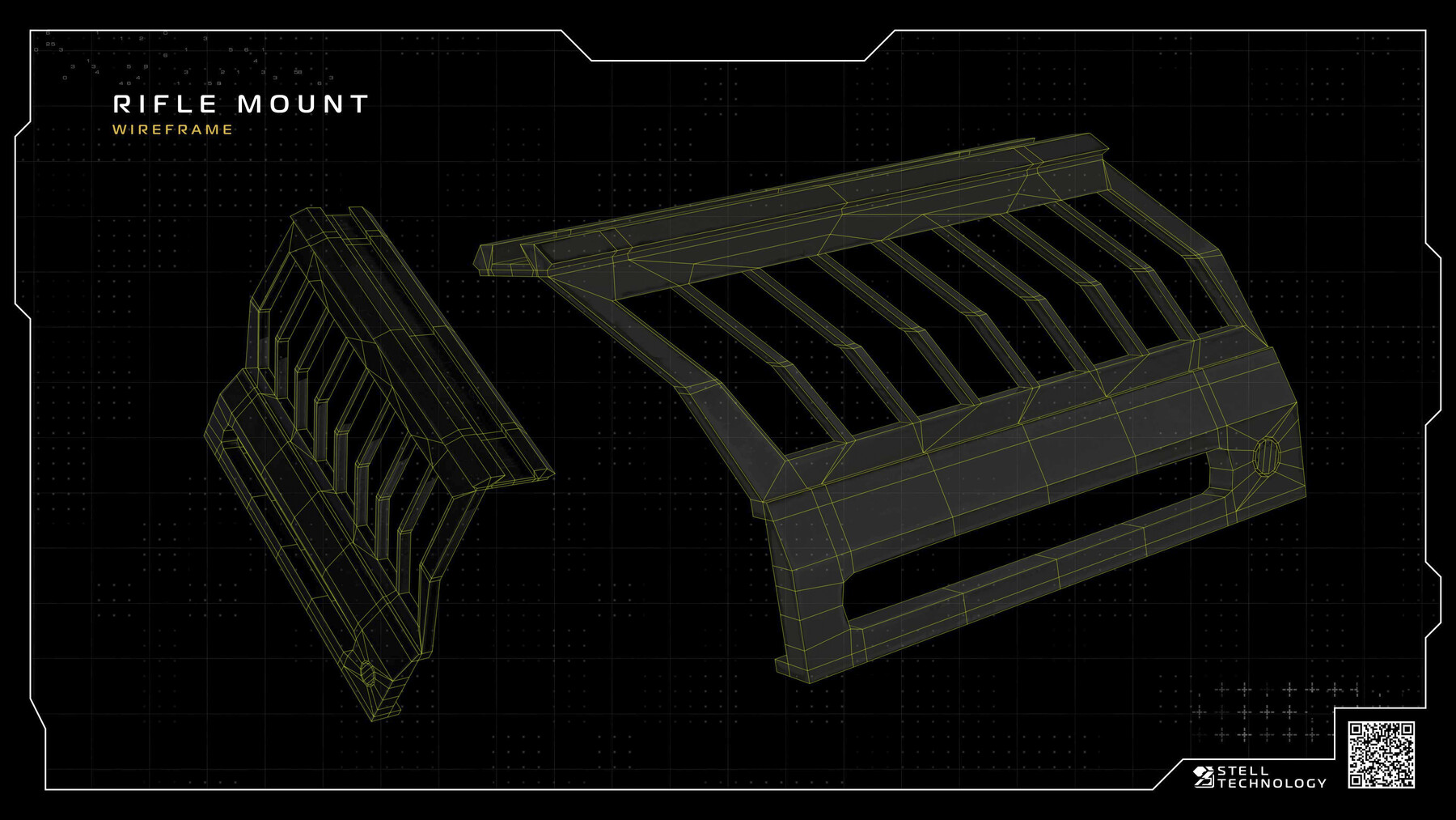 ArtStation - SCOPE RIFLE MOUNT | STELL TECH | Game Assets