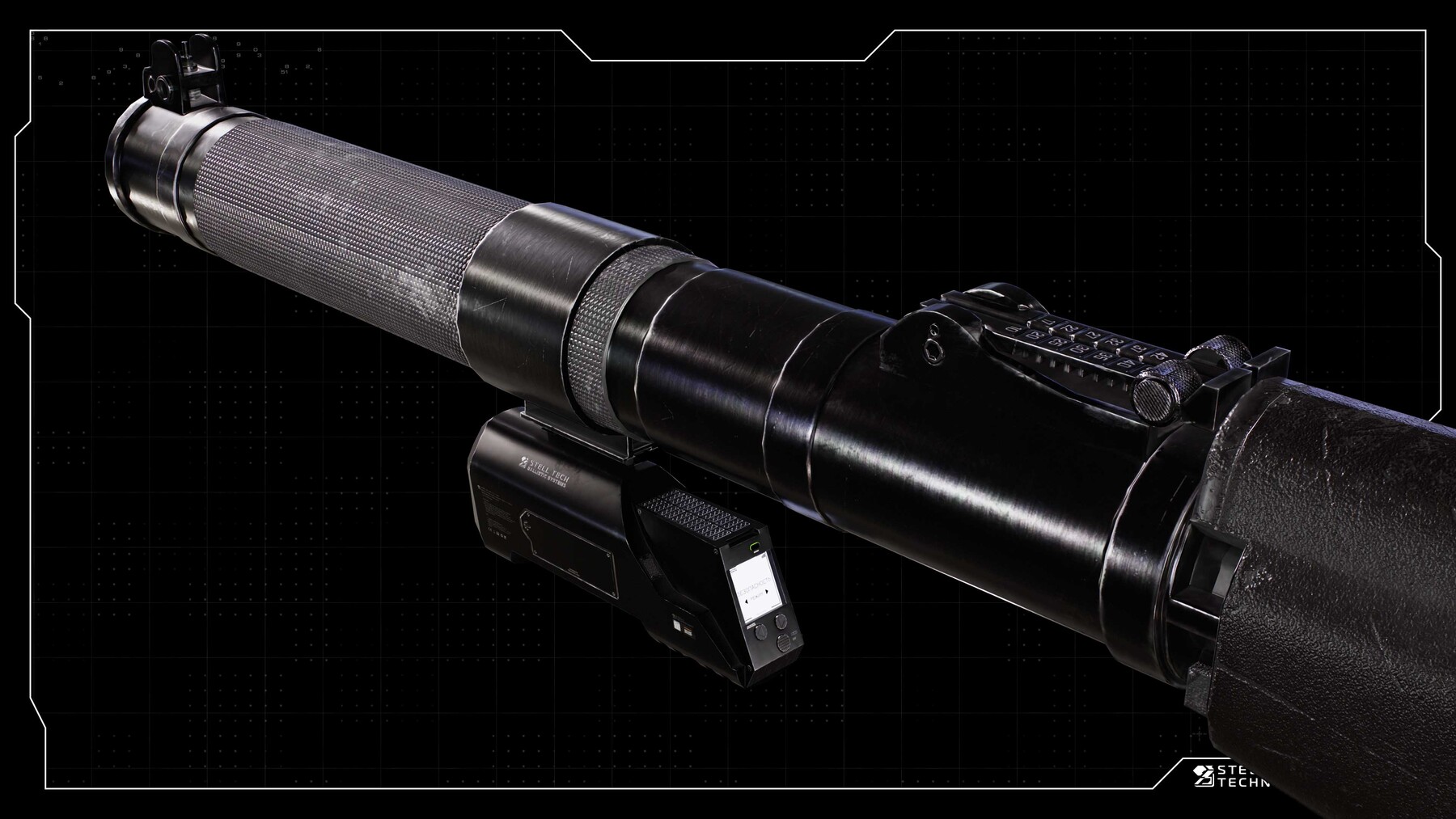 ArtStation - FLASHLIGHT RING RIFLE MOUNT | STELL TECH | Game Assets