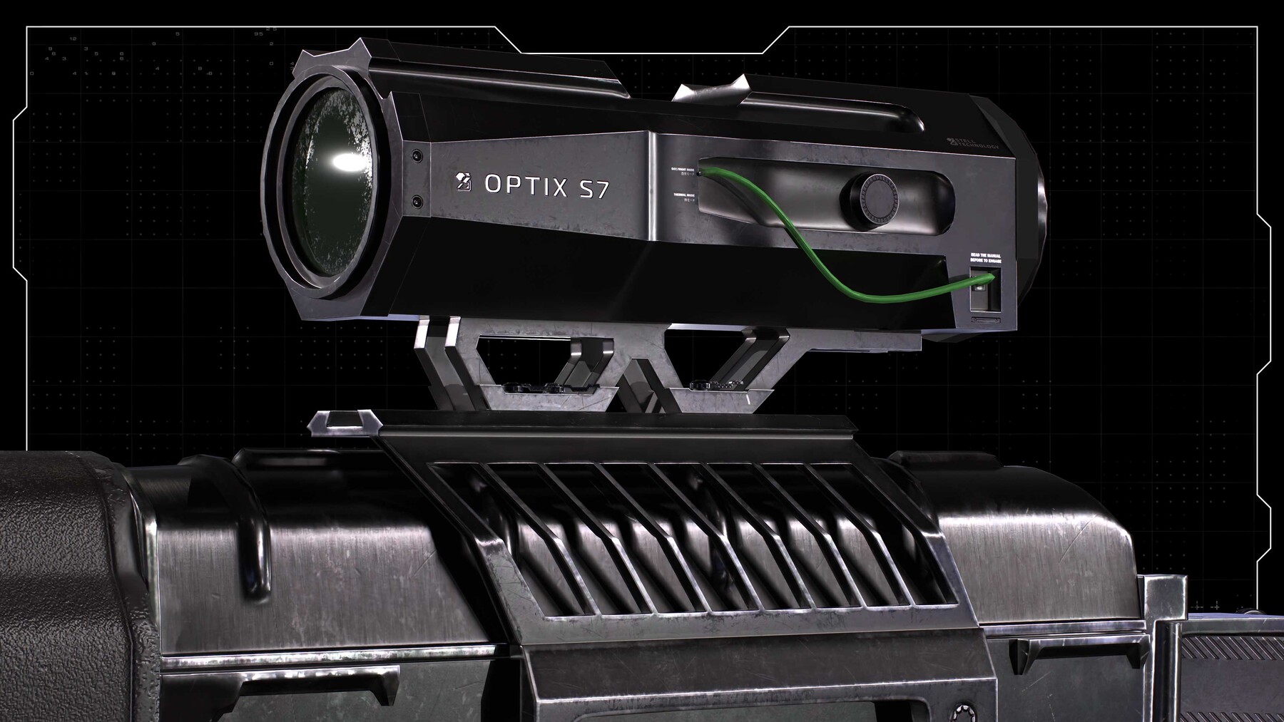 ArtStation - TACTICAL RIFLE COMPONENTS | STELL TECH | Game Assets