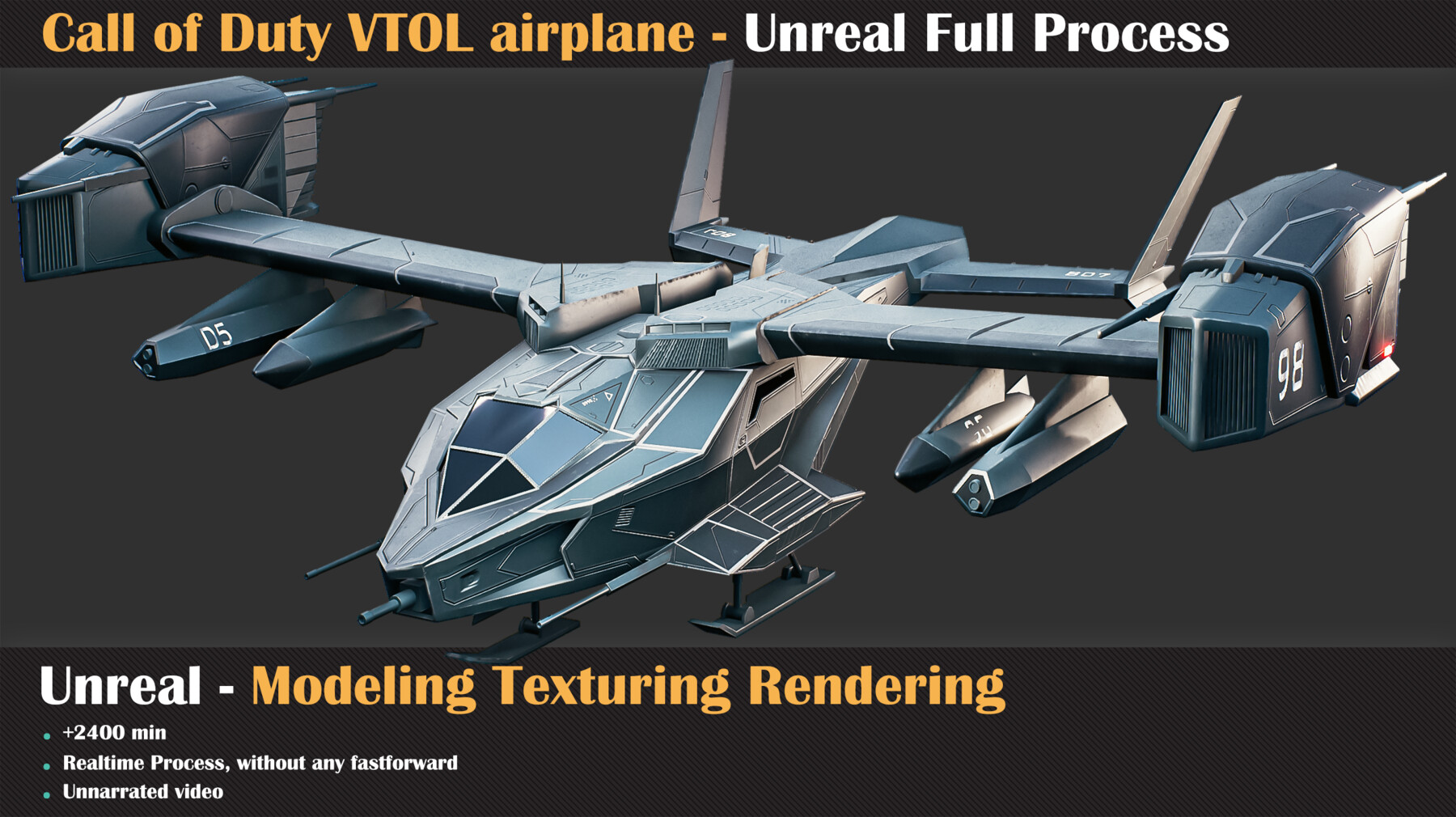 ArtStation - Call Of Duty VTOL airplane - Unreal Tutorial | Tutorials