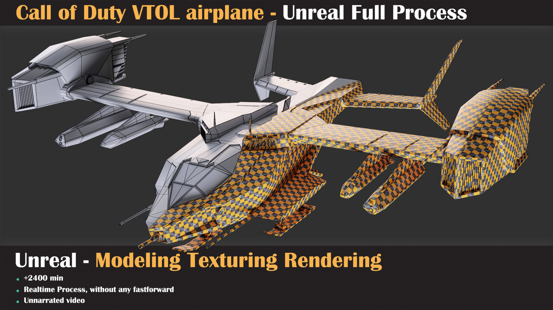 ArtStation - Call Of Duty VTOL airplane - Unreal Tutorial | Tutorials
