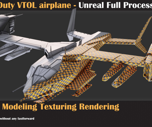 ArtStation - Call Of Duty VTOL airplane - Unreal Tutorial | Tutorials