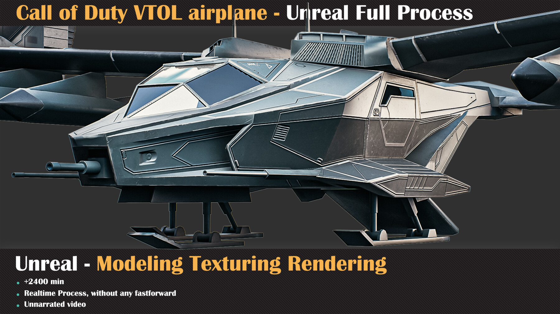 ArtStation - Call Of Duty VTOL airplane - Unreal Tutorial | Tutorials