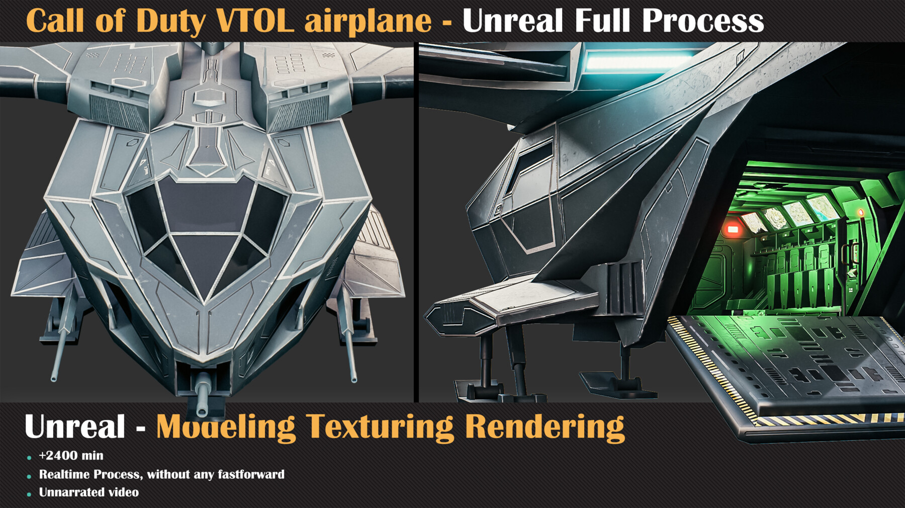 ArtStation - Call Of Duty VTOL airplane - Unreal Tutorial | Tutorials